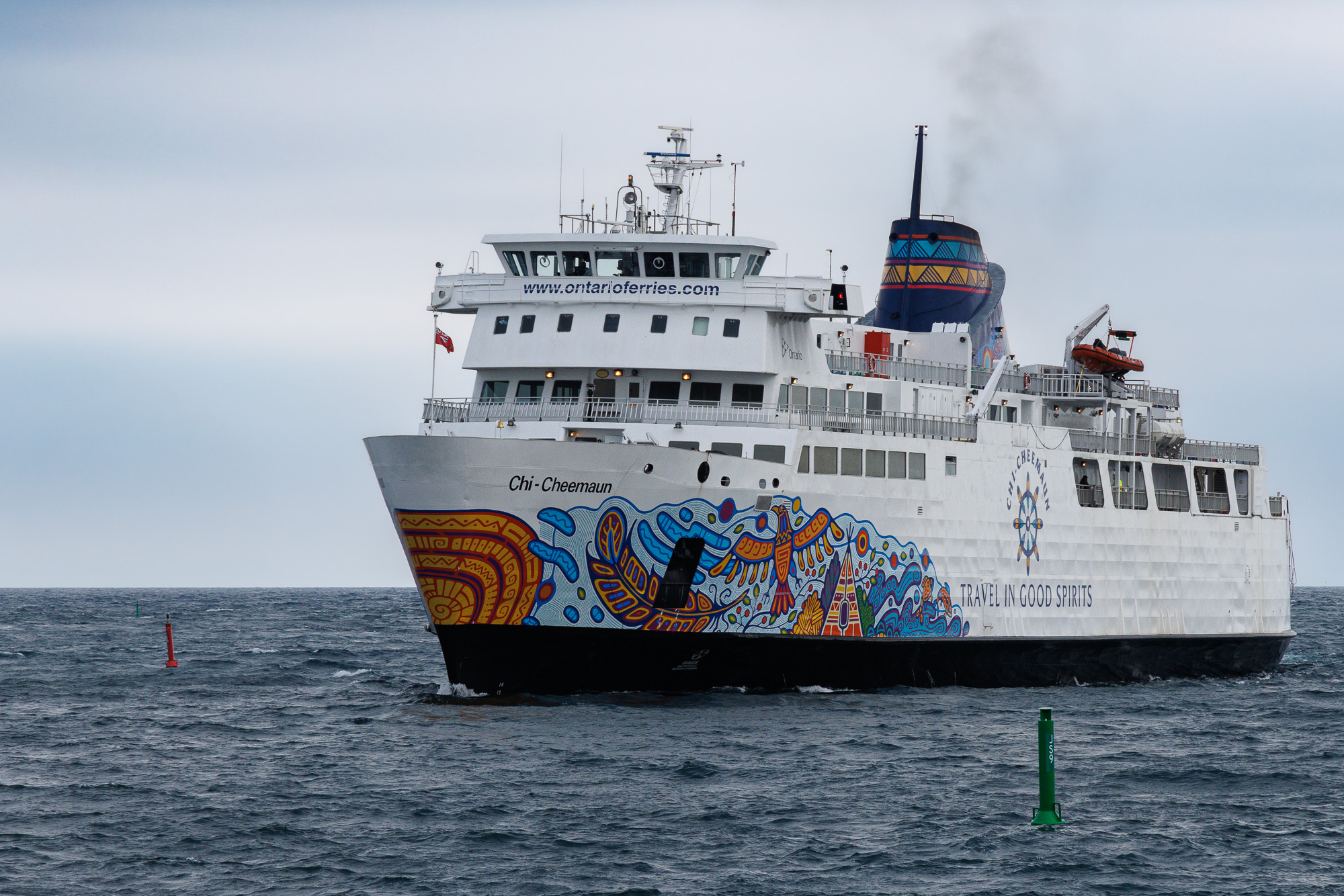 MS Chi‑Cheemaun across Georgian Bay - Photos, info and stories | The ...