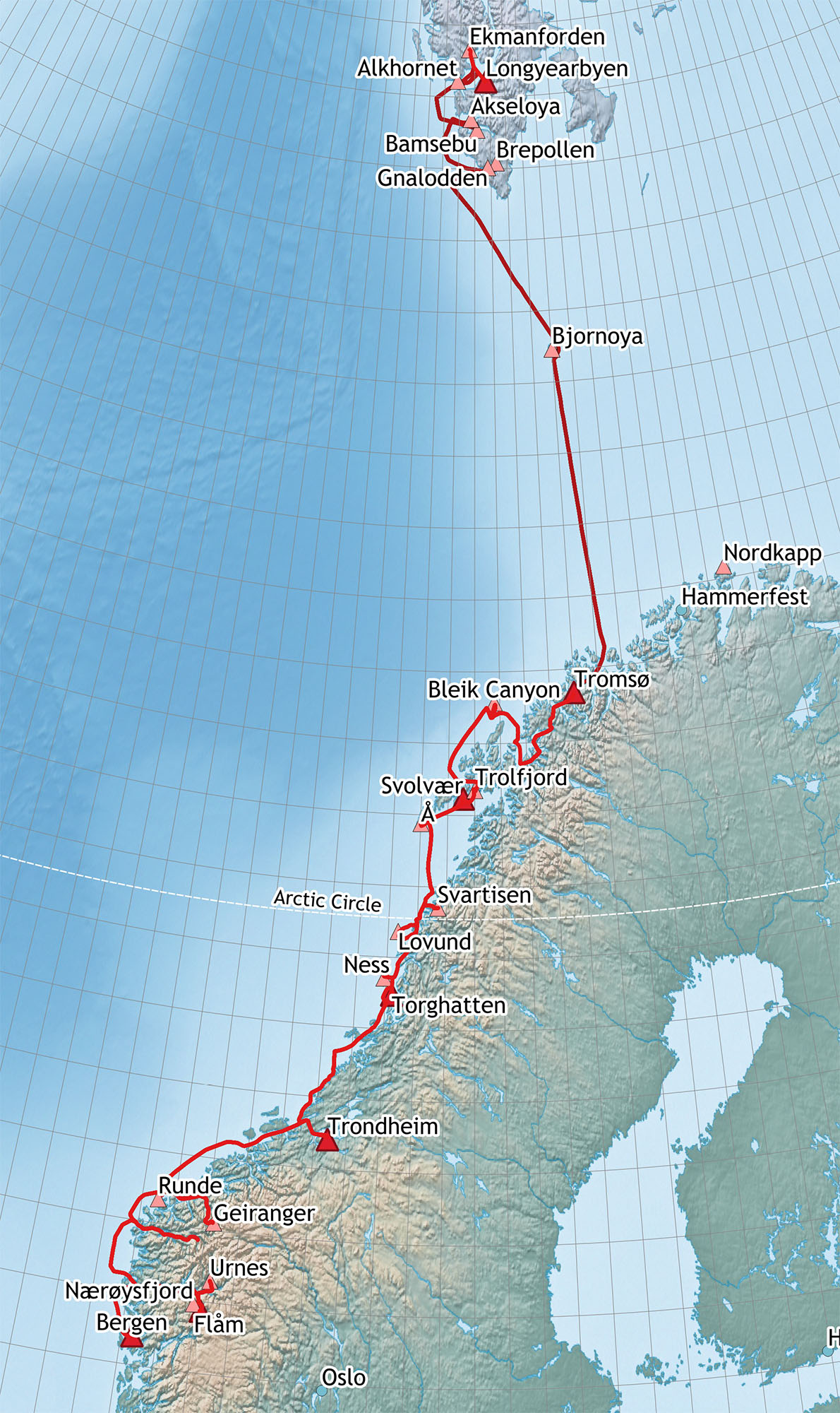 Bergen to Tromsø ferries - Photos, info and stories | The Ferryman